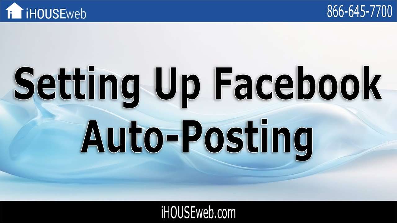 Setting up Facebook Auto Posting - 09-2024 - YouTube