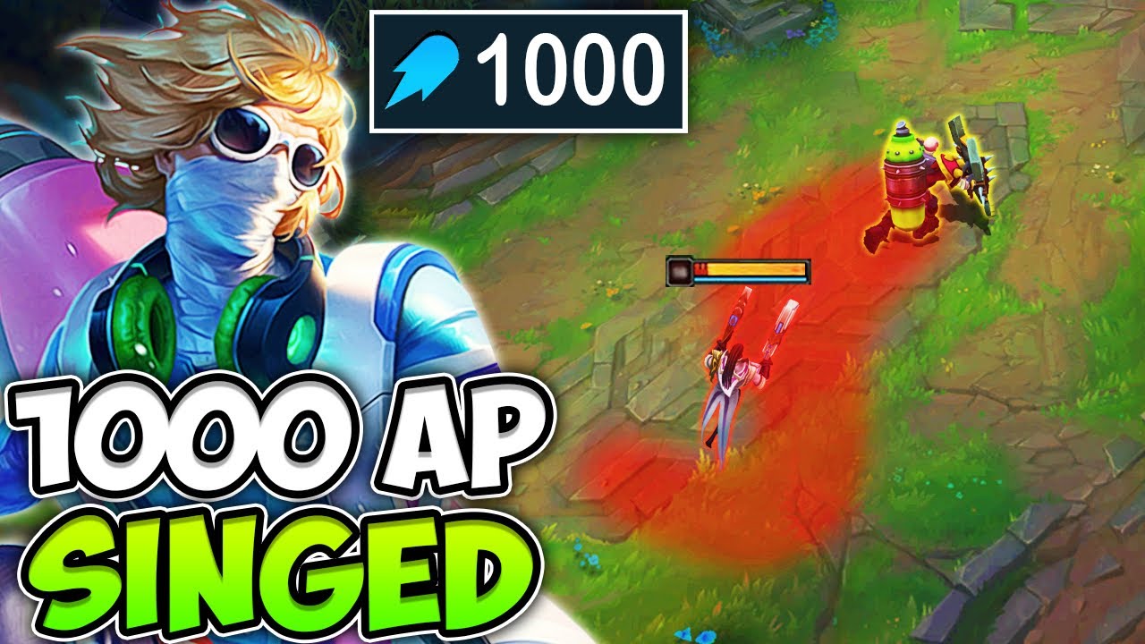 1000 AP SINGED POISON IS INSTANT DEATH! (DON'T BREATH IT IN) - League ...