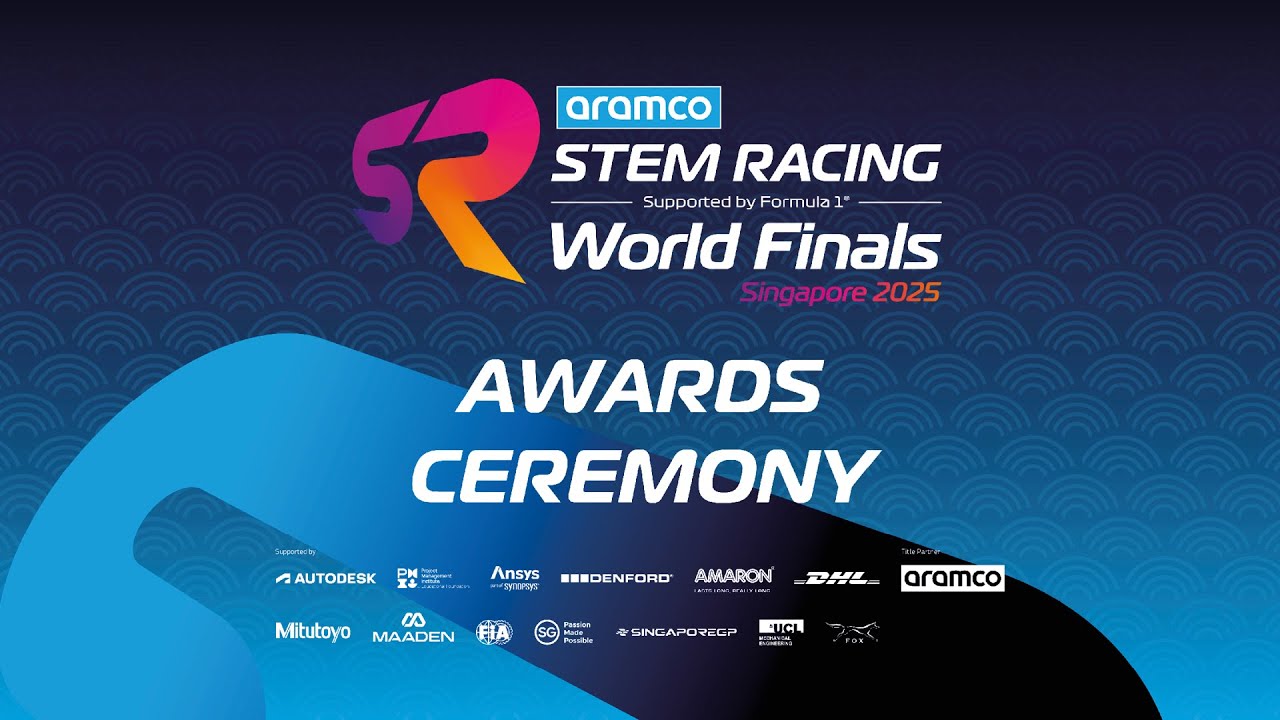 Awards Ceremony - Aramco STEM Racing World Finals Singapore 2025 - YouTube