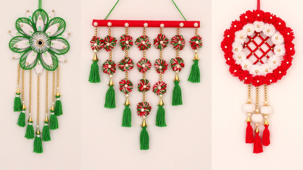 Beautiful Diwali Wall Hanging Craft Idea!!... DIY ROOM DECOR!! Diwali ...