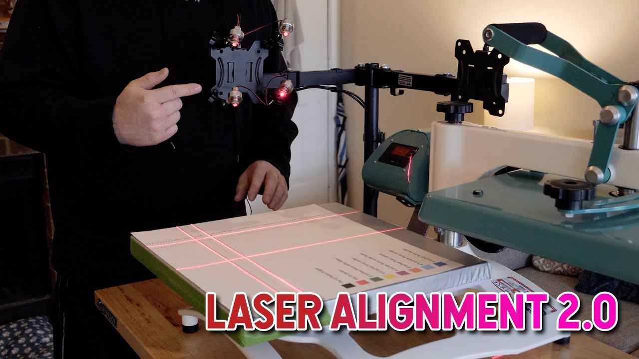 Better than Hotronix Laser Alignment System? | My System v. 2.0 | Heat ...