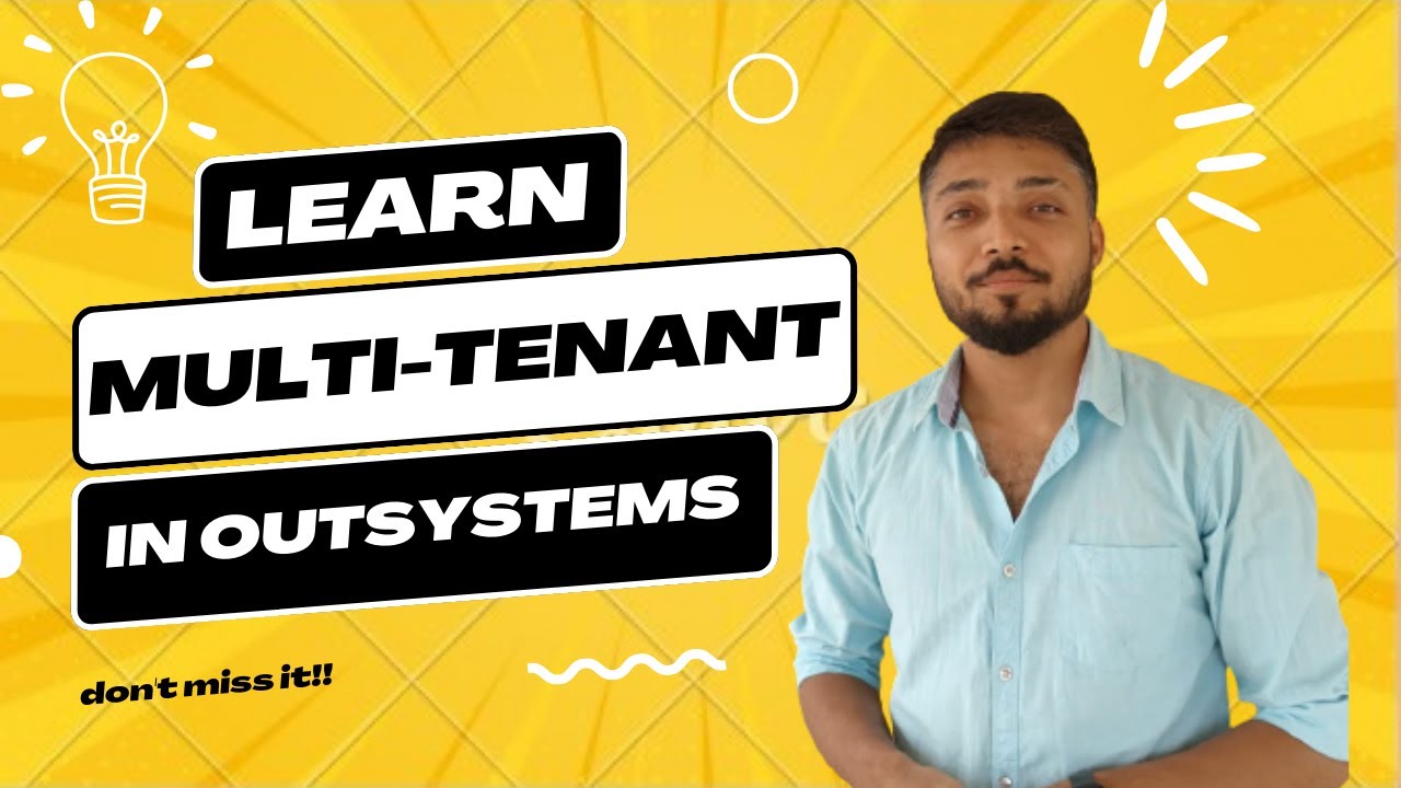 Learn about Multi Tenant applications in OutSystems - YouTube