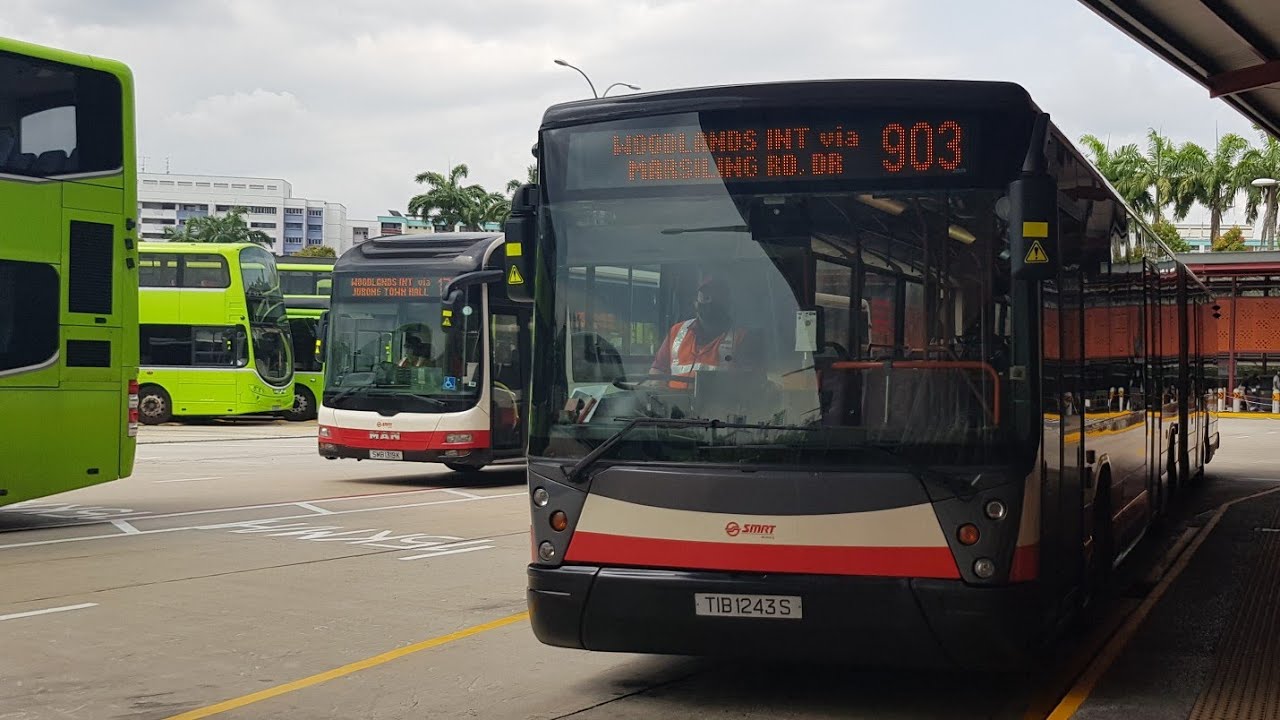 TIB1243S, Mercedes-Benz O405G Hispano Habit Euro II onboard SMRT Bus ...