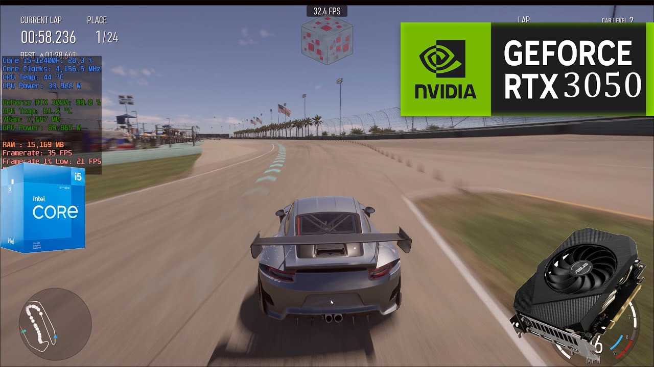 Forza Motorsport 2023 | GeForce RTX 3050 | FHD/2K | DLSS ON/OFF | Ultra ...