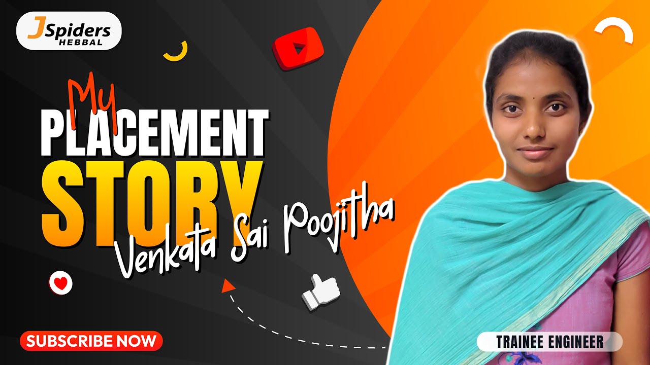 From Student to Professional - Meet Sai Poojitha's Inspiring Journey with #jspiders - YouTube