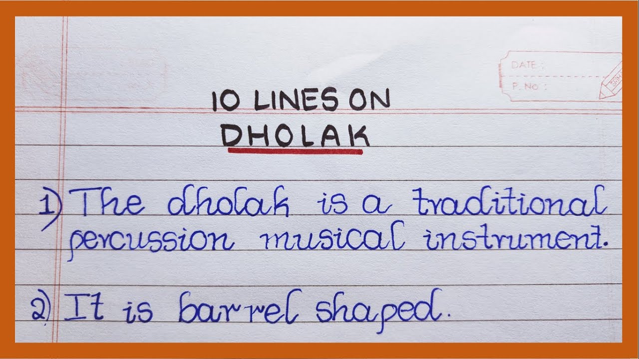 10 Lines on Dholak in English | Few Lines on Dholak | About Dholak in ...