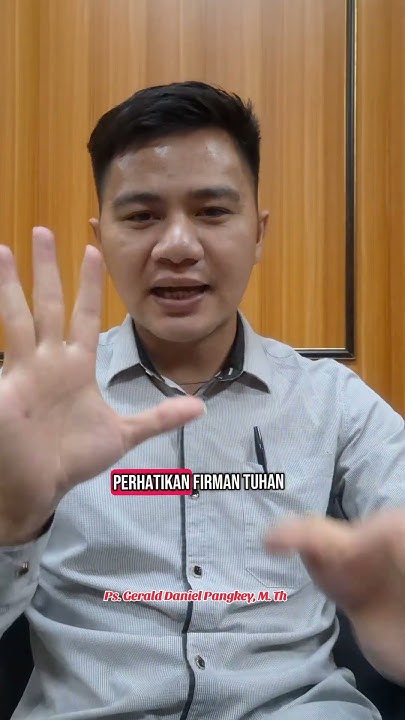 Tujuan berpuasa menurut Alkitab || Ps. Gerald Daniel Pangkey, M. Th#viralvideo #ayatalkitab #fyp ...