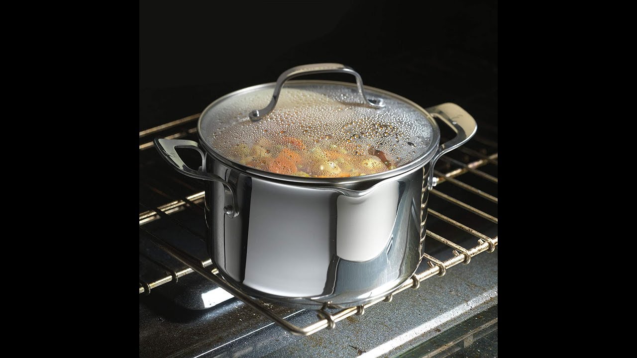Emeril Lagasse 62950 12 Piece Stainless Steel Cookware Set, Assorted ...