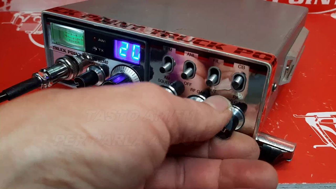 CB ALAN 48 MODIFICATO ISTRUZIONI PER POSIZIONE MANOPOLE - YouTube