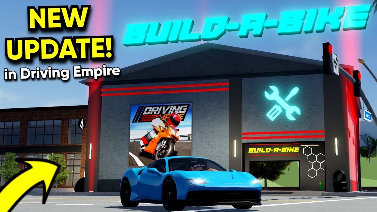 *NEW* BIKE EVENT + CARS & MINI MAP IN DRIVING EMPIRE! - YouTube