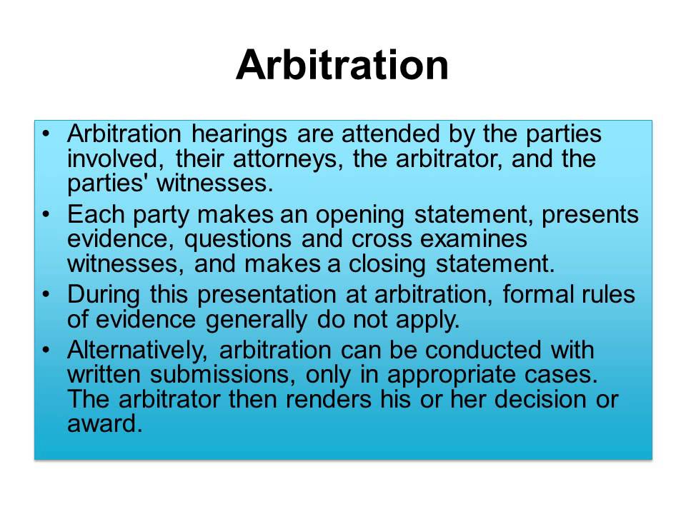 Chapter 6 Alternative Dispute Resolution (ADR) Lecture - YouTube