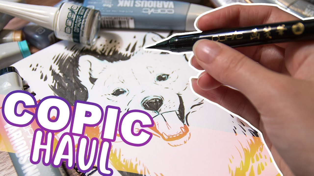CUTE COPIC PACKAGE FROM JAPAN - COPIC ART SUPPLY HAUL - YouTube