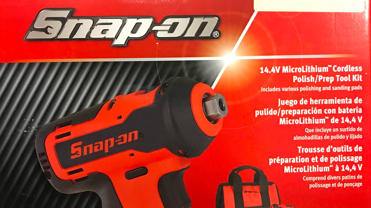 Snapon 14.4v MicroLithium Cordless Polish/Prep Tool Kit CTPPEU761 ...