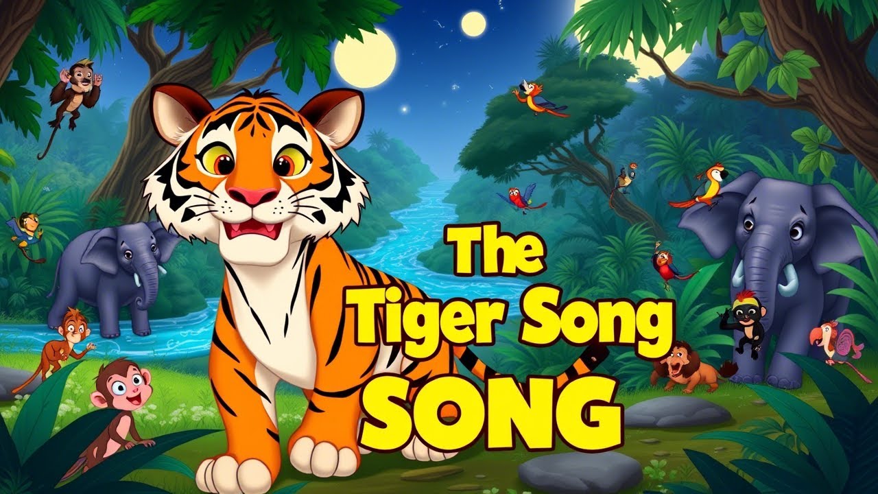 🌿 The Majestic Royal Bengal Tiger | Fun Nursery Rhyme for Kids 🐯 - YouTube