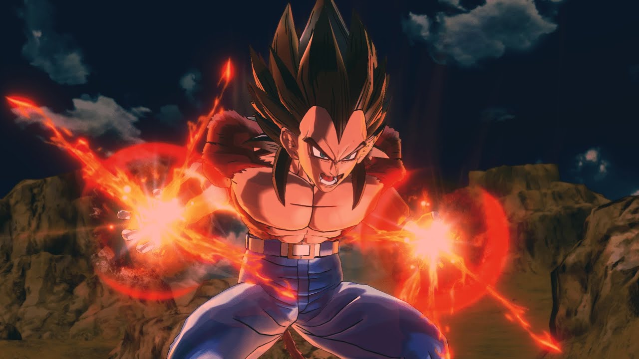 DBX2 combos: Vegeta SS4's Burning Flash - YouTube