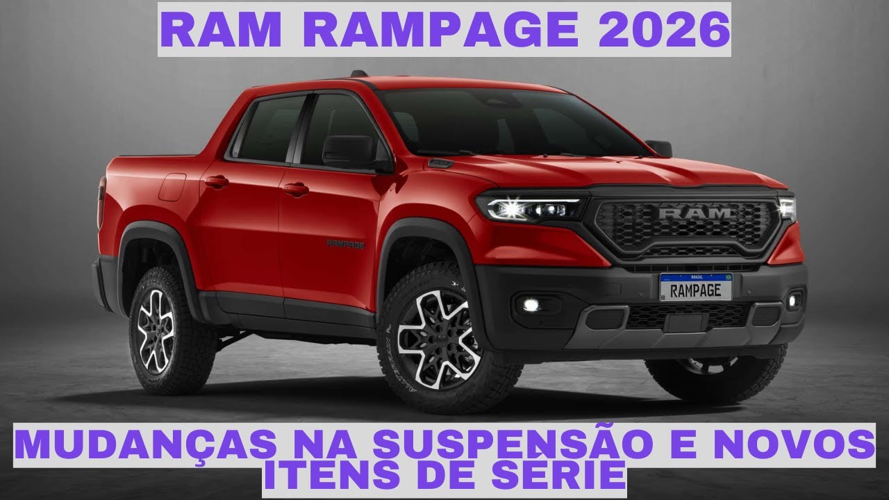 Ram Rampage 2026: Novas Suspensões e Itens de Tecnologia! - YouTube