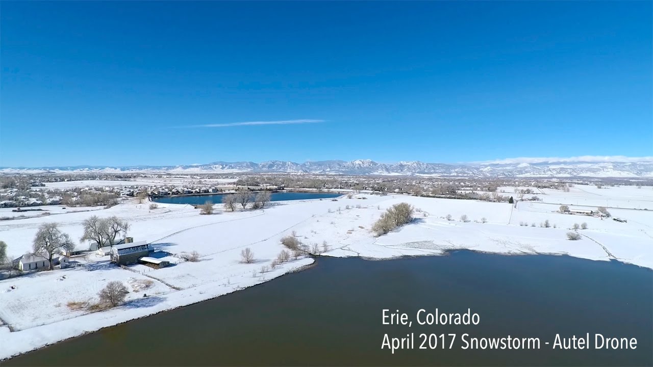 Erie, Colorado - April 2017 Snow - YouTube