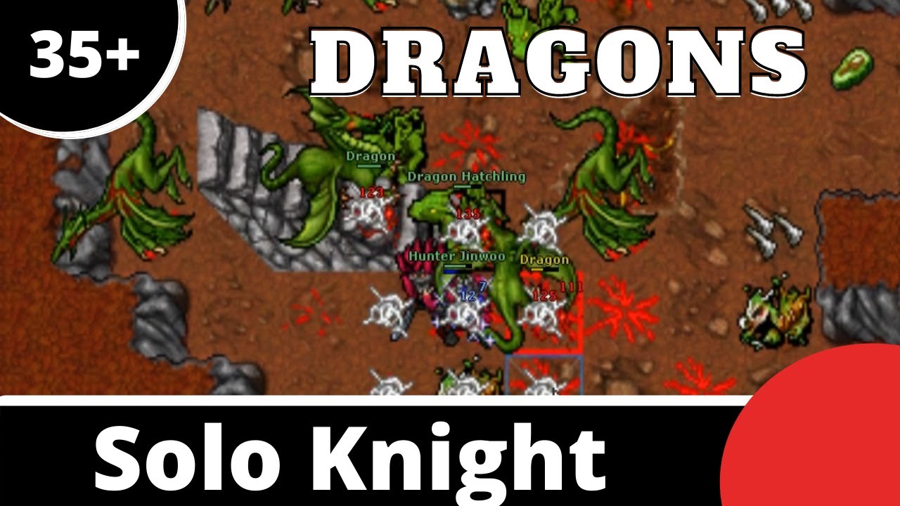 Venore Dragon Lair for Solo Knights 35+ [Tibia] - YouTube