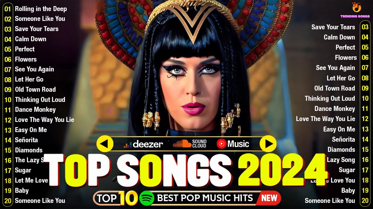 Billboard Hot 100🪔Miley Cyrus, Rema, Shawn Mendes, Justin Bieber, Adele ...