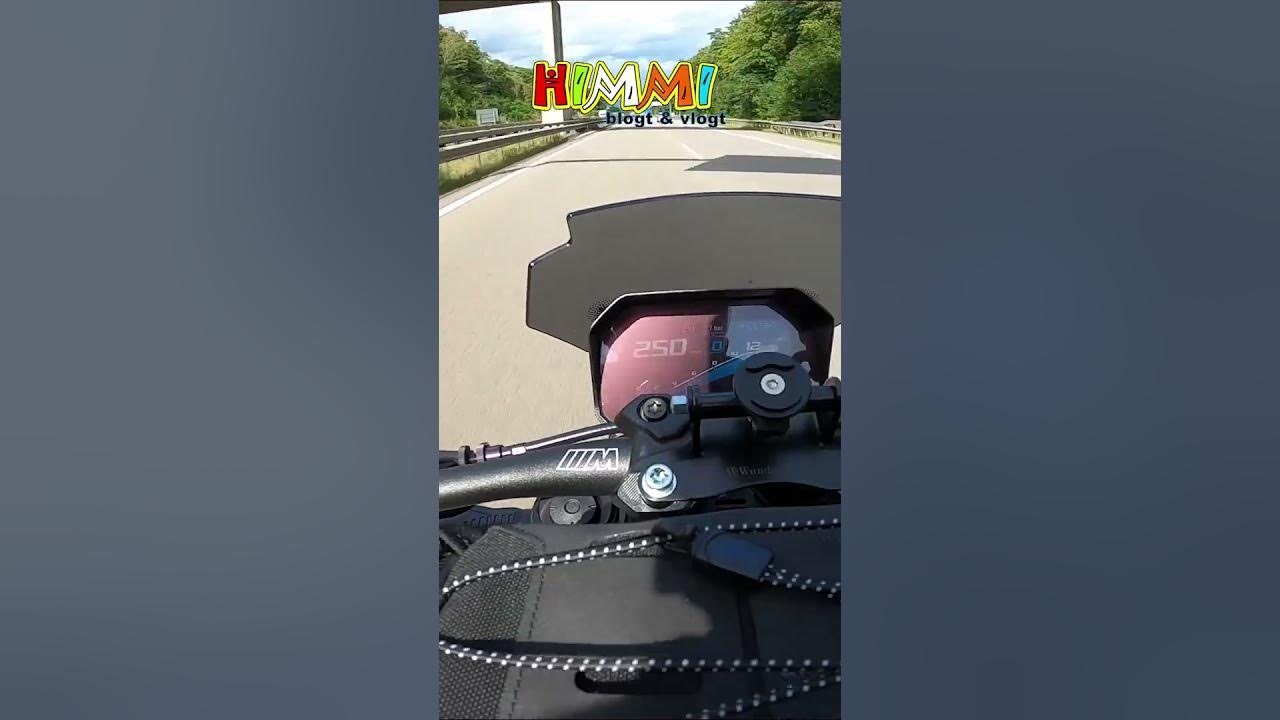 260 km/h - schnell genug für Naked? BMW M1000R #shorts - YouTube