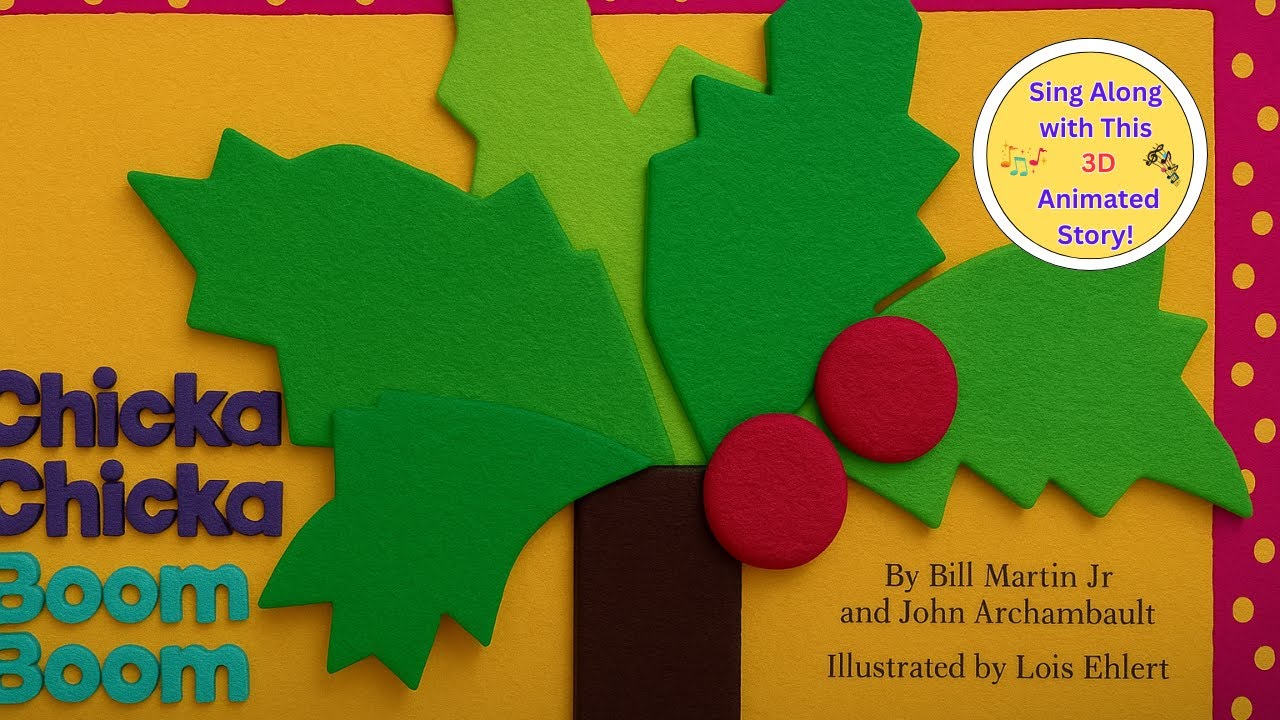 🌴 3D Chicka Chicka Boom Boom Animated NEW Song! | Kids Song - YouTube