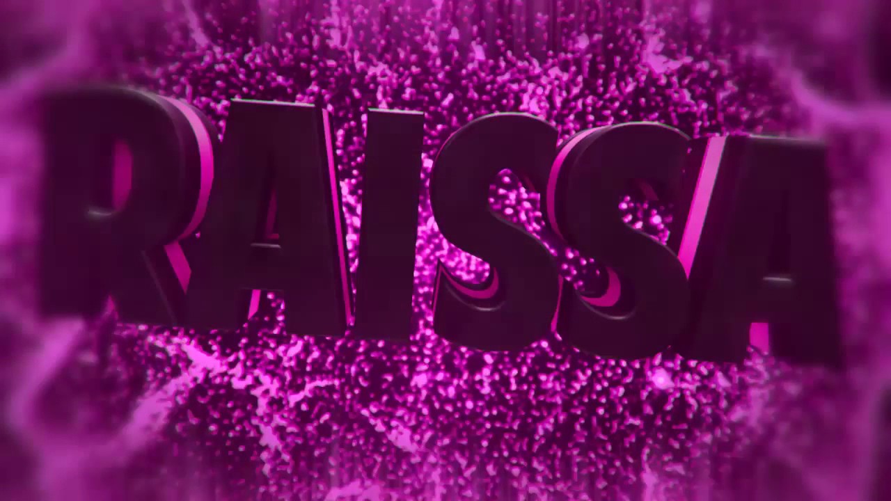 Intro com o nome raissa - YouTube