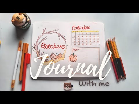 October bullet journal idea | Journal with me | Relaxation ...