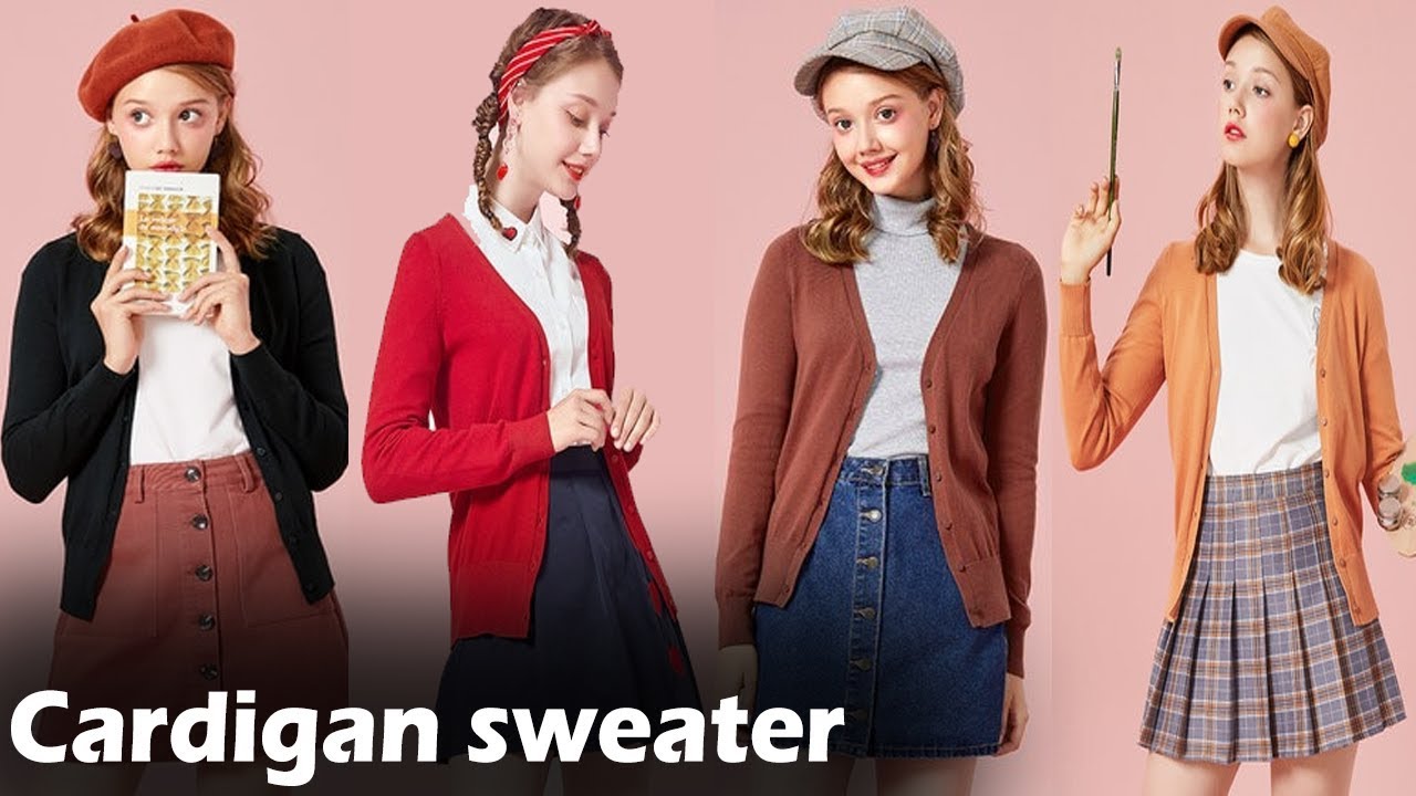 Cardigan sweater Women Trendy Autumn Cardigan Outfit Ideas Lookbook ...