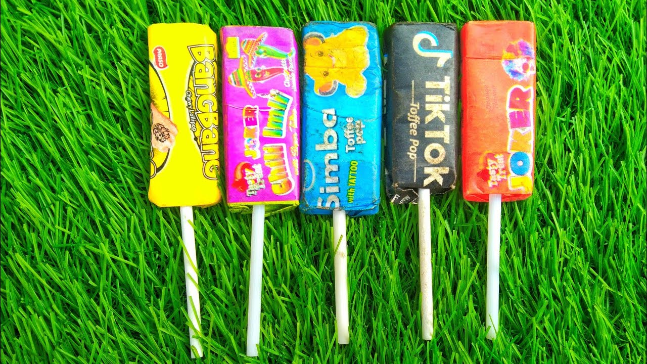 🍭Learn Colors with lollipops and Sweets | Lollipops Unpacking | ASMR ...