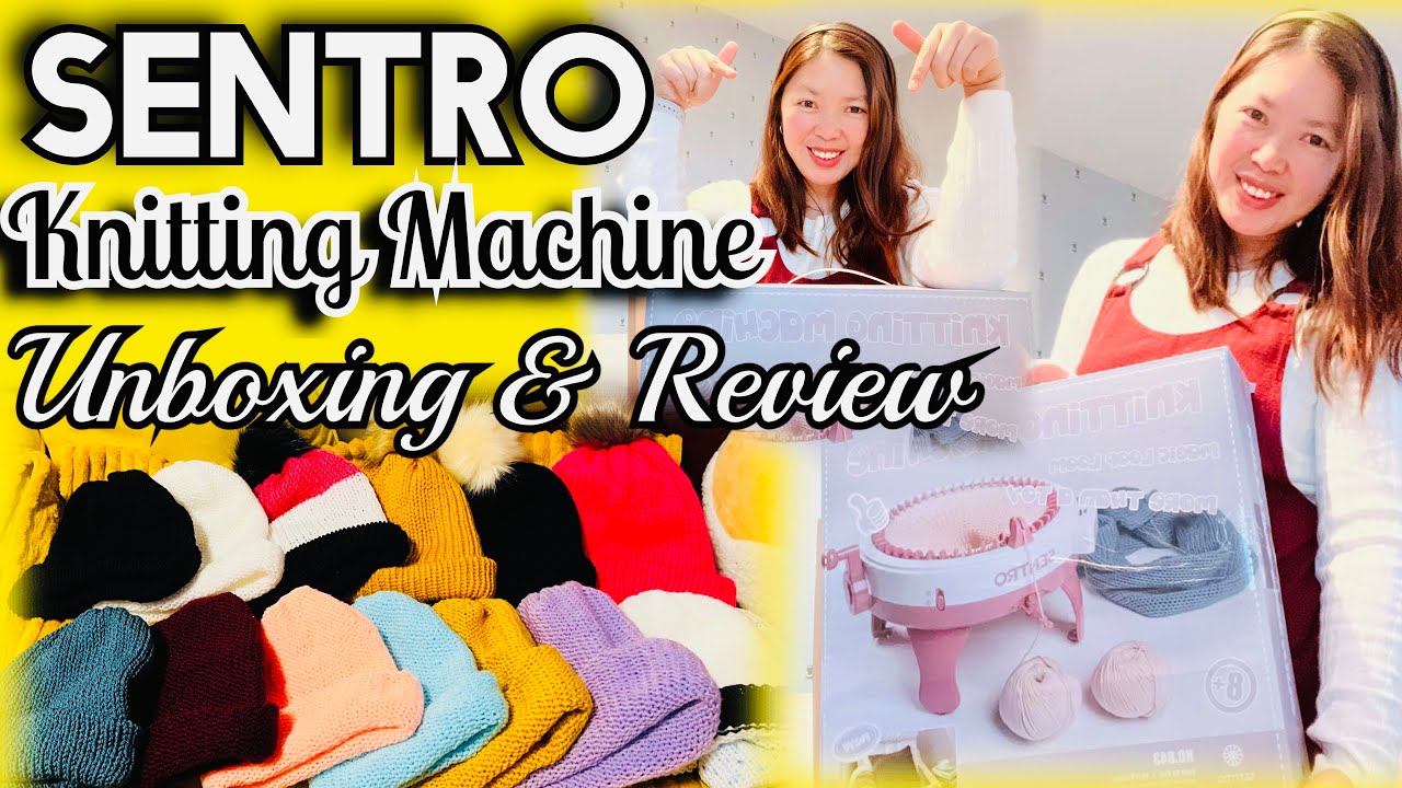 Bought my SENTRO KNITTING MACHINE | Unboxing & Review plus Winter Hats ...