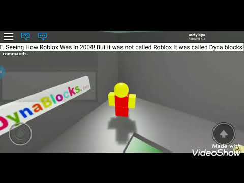 DYNA BLOCKS THE Version of Roblox in 2004! Gamplay - YouTube