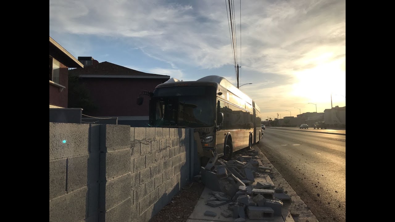 RTC bus crashes into Las Vegas apartment complex; wall has yet to be ...