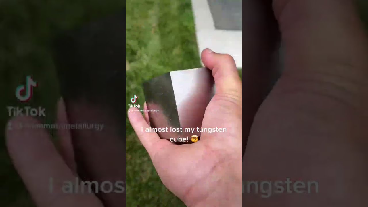 Watch What Happens When You Throw a Tungsten Cube in the Air! - YouTube