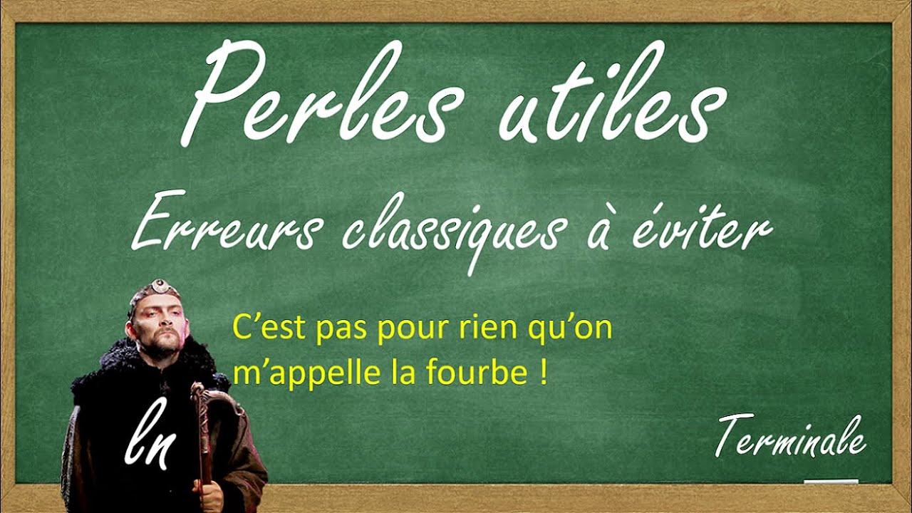 Ln la fourbe - erreurs classiques à éviter au bac (Terminale - d'après ...