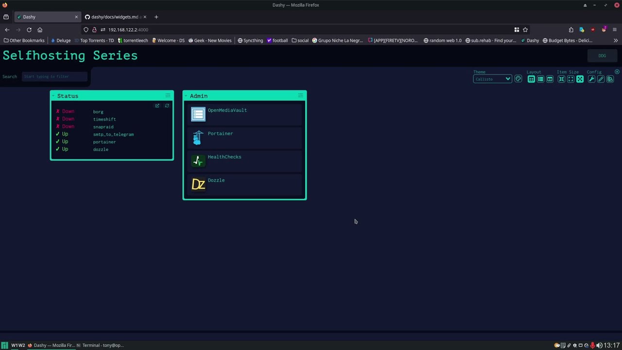 Dashy - Selfhosted Dashboard - YouTube