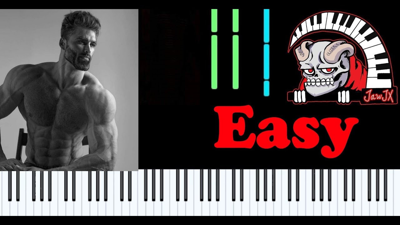 Sigma Male Song - Piano Synthesia Easy - YouTube