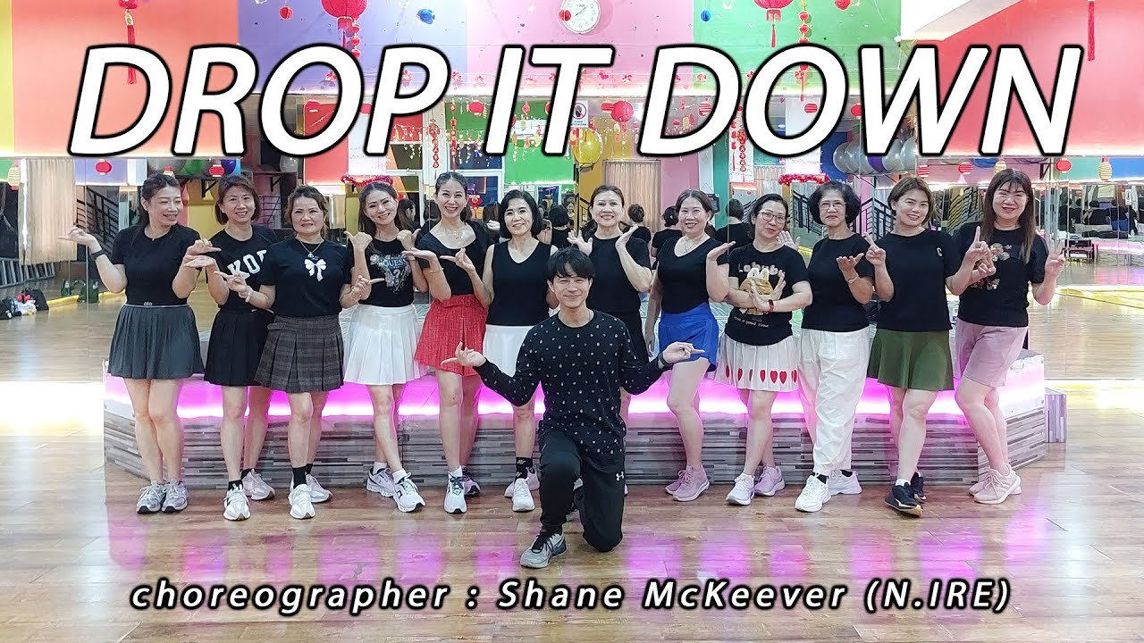 DROP IT DOWN · Jason Derulo & David Guetta | LINE DANCE | AFC | Shane ...