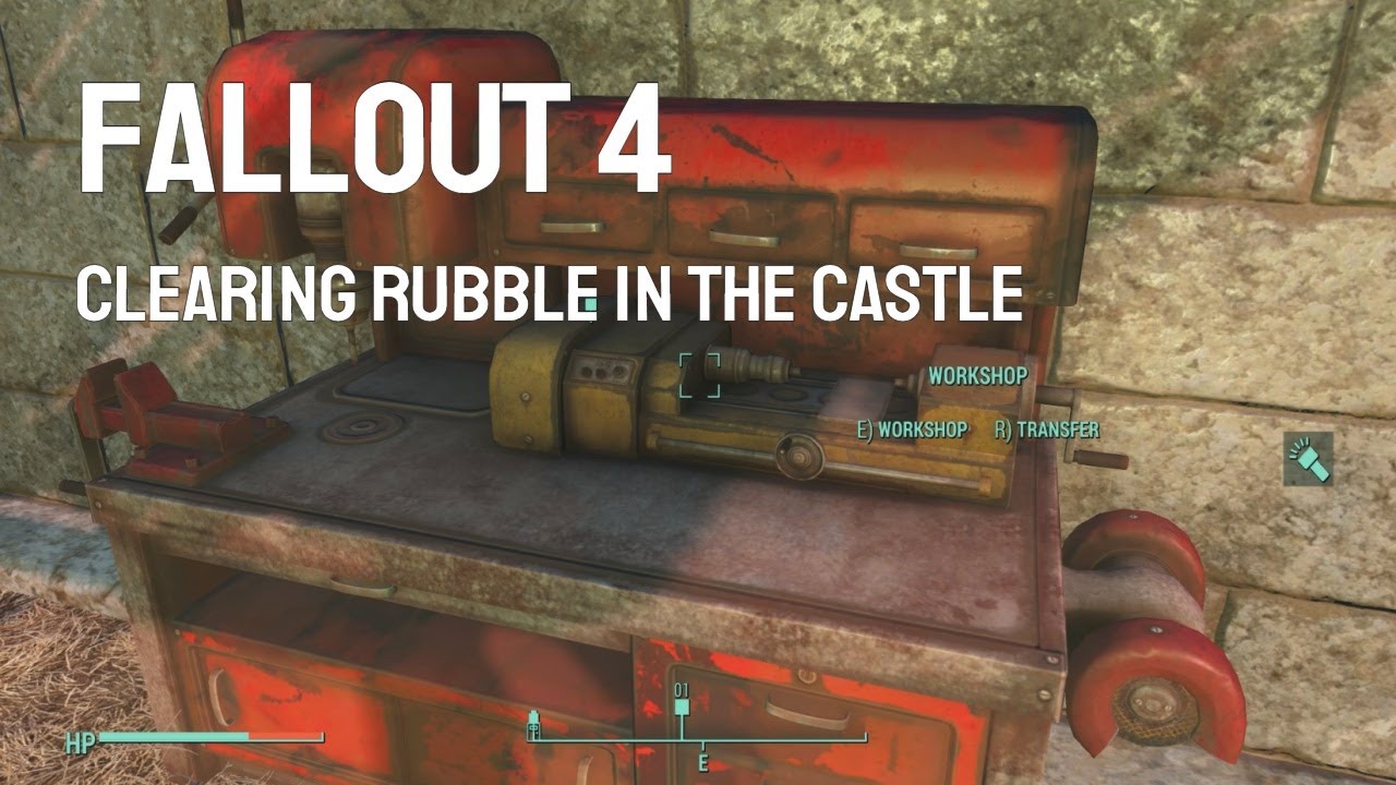 Fallout 4 - how to clear rubble to reach Castle Armory? Quest name: Old ...
