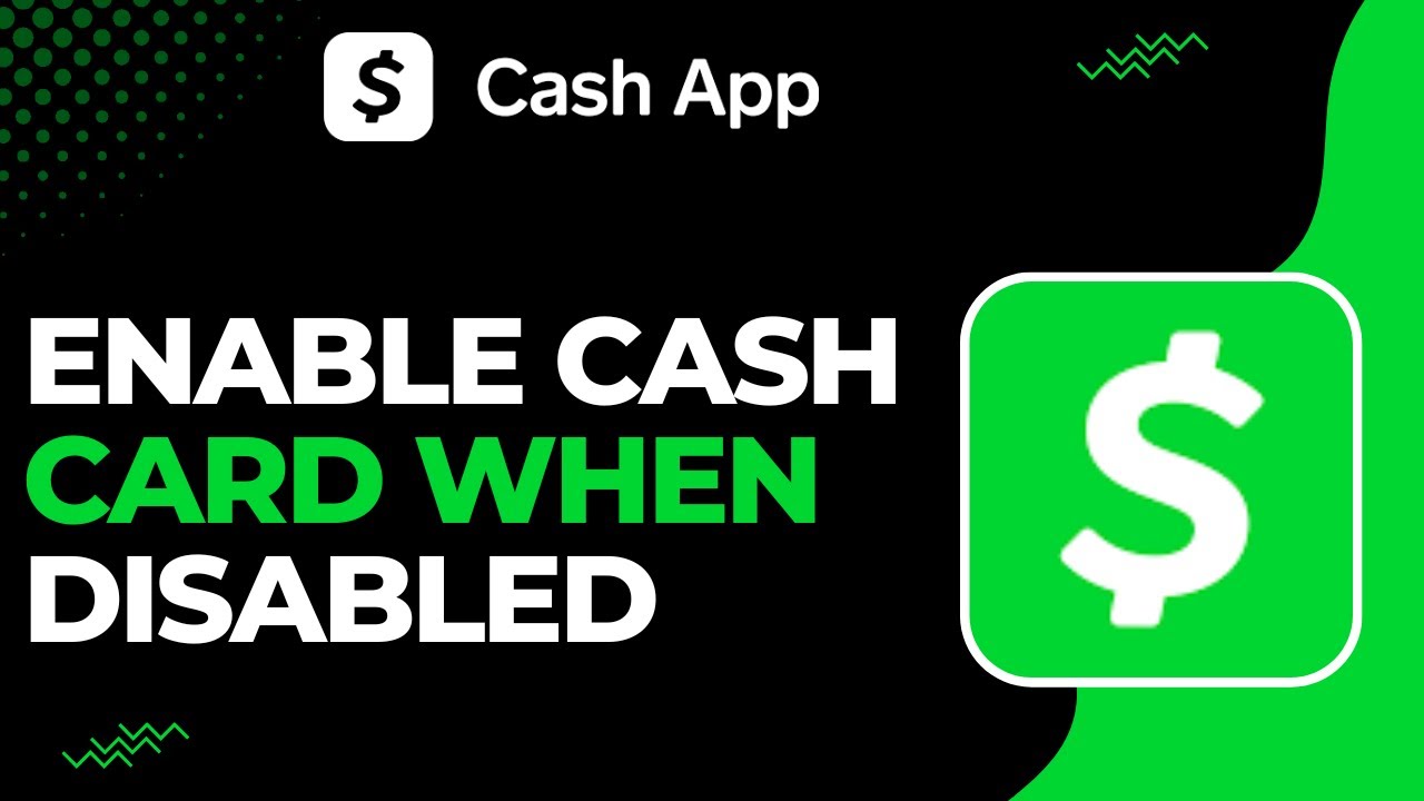 How to Enable Cash App Card When Disabled ! - YouTube
