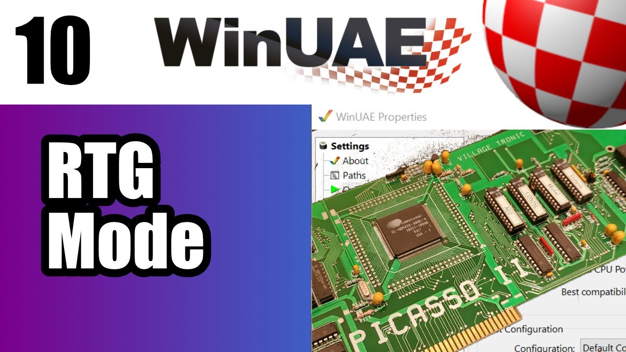 WinUAE Guide - Part 10: RTG Mode - YouTube