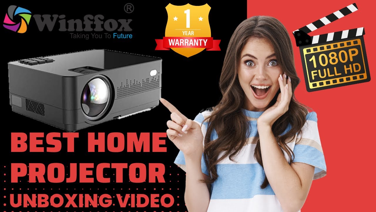 Projector for Home - Winffox 4500lm Full HD Led Projector [Cheapest ...