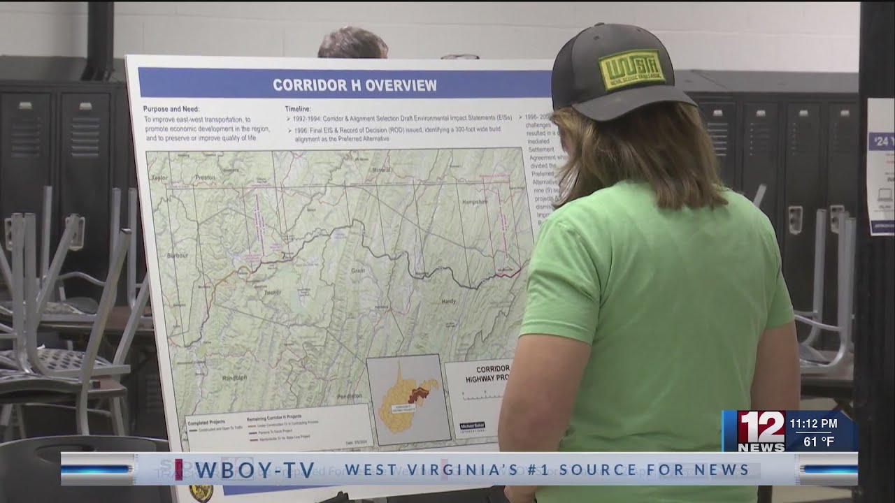WVDOH meets with public on next phase of Corridor H - YouTube