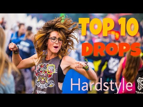 Top 10 drops that will shakes your house ( Hardstyle ) with  download link