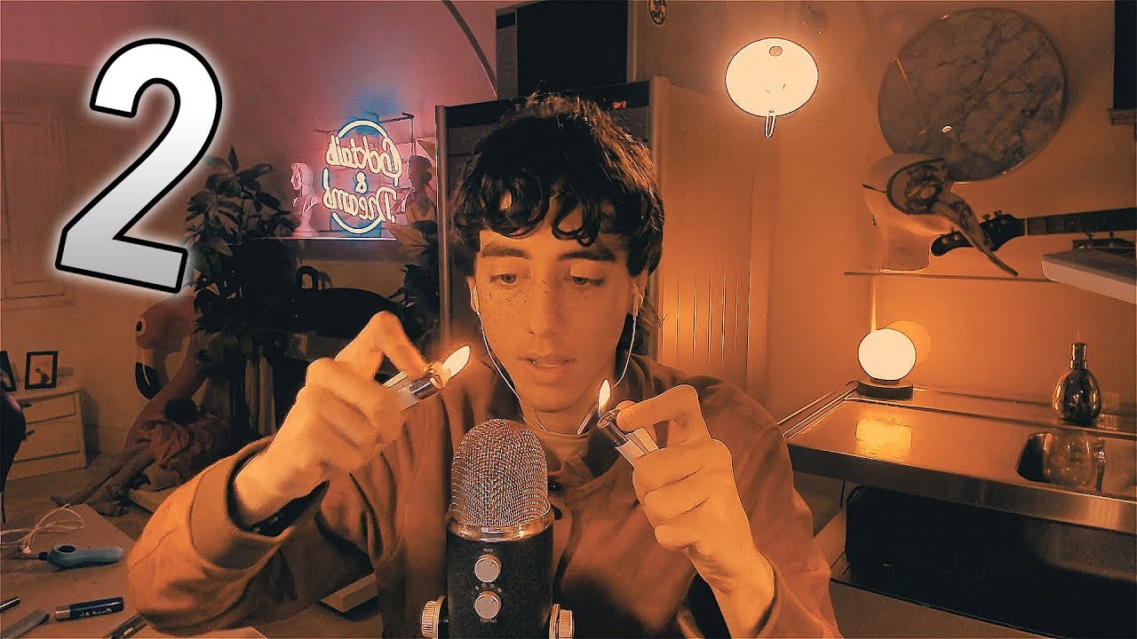 ASMR WITH LIGHTERS 2 - YouTube