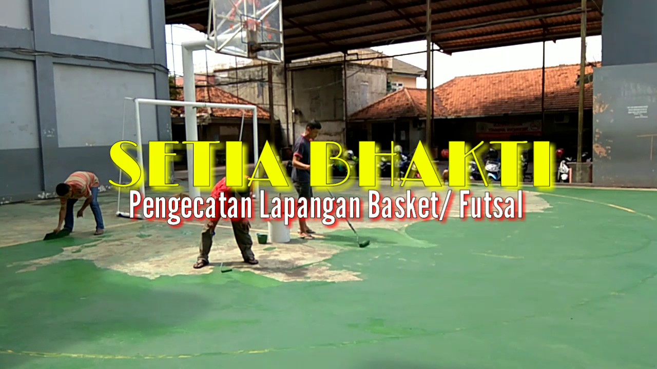 SETIA BHAKTI : Pengecatan lapangan SBC - YouTube