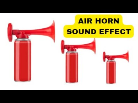 AIR HORN SOUND EFFECT, VERY LOUD, SCARE OR PRANK YOUR FRIENDS