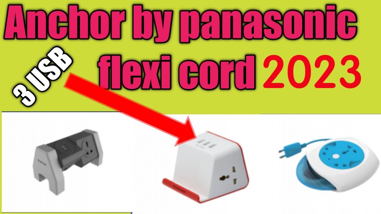#Anchor Extension board #Anchor by panasonic flexi cord - YouTube