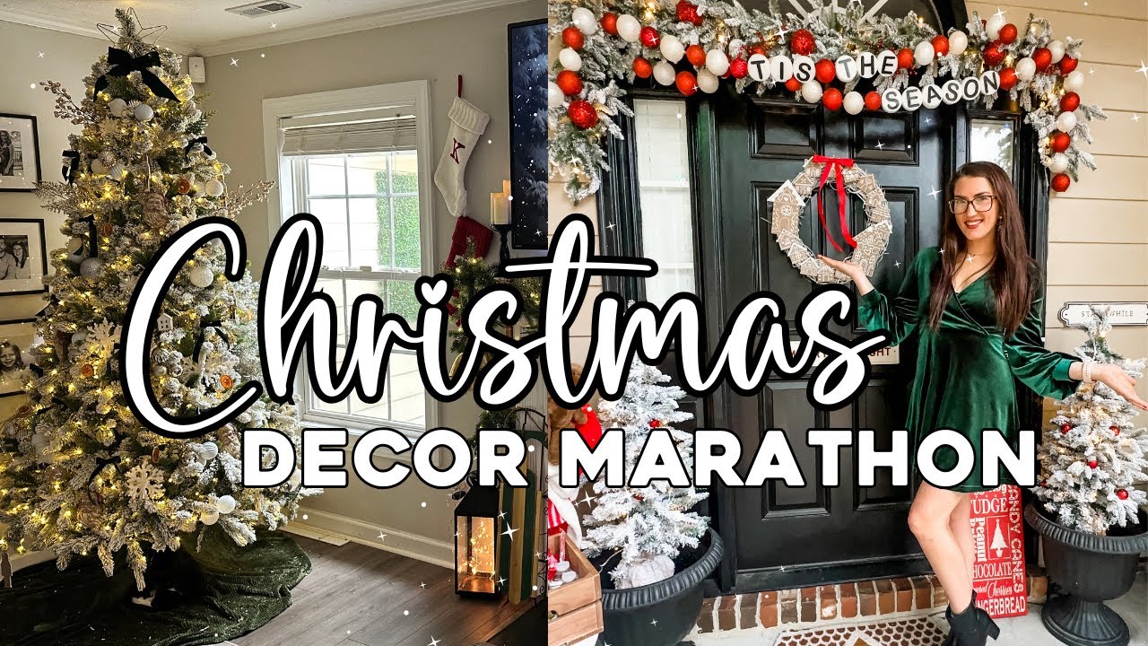 Christmas 2024 Decorating 🎄 Marathon | Outdoor Christmas Decorations ...