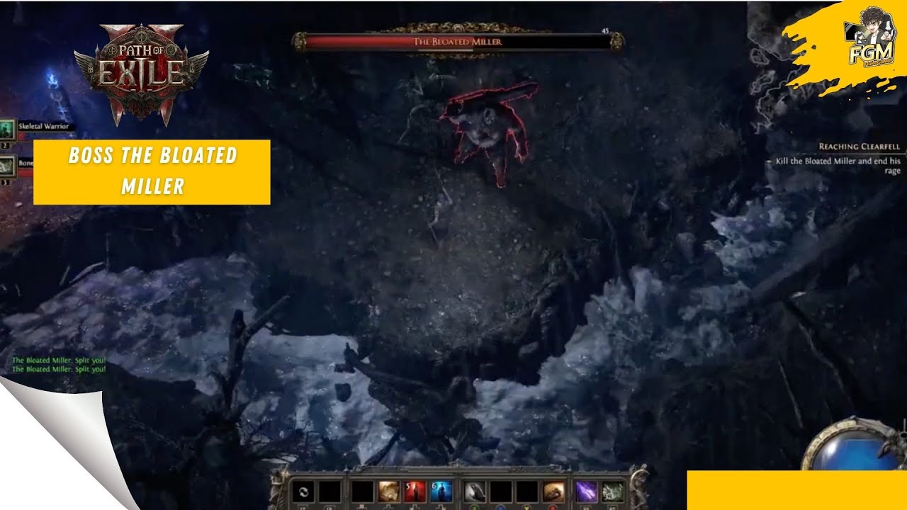 Boss The Bloated Miller Game Path Of Exile 2 - YouTube