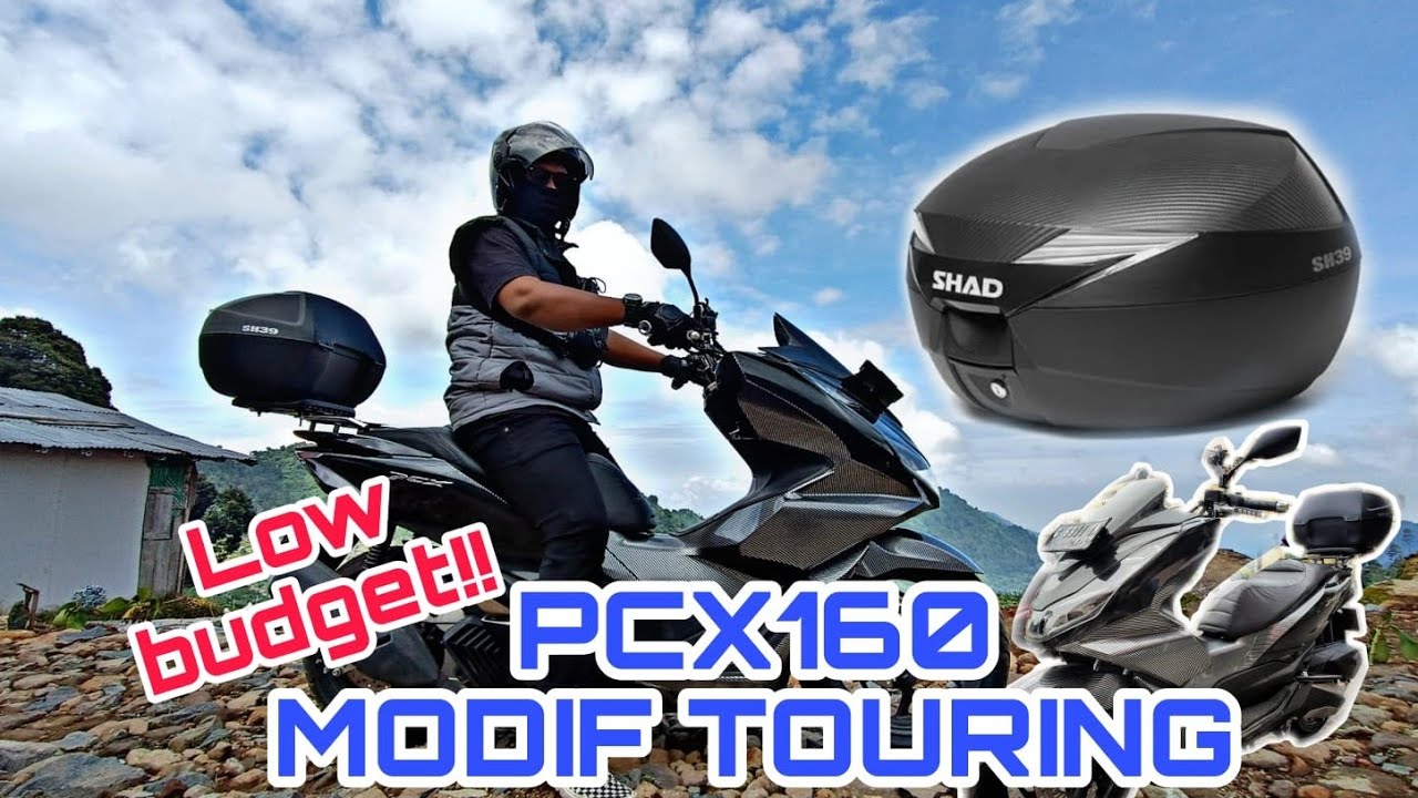 PCX 160 modif touring low budget || SNI (sudah nanya istri) - YouTube